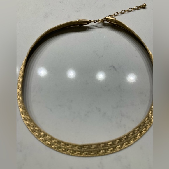 Jewelry | Vintage Greek Key Gold Filled Lay Flat Stunning Choker | Poshmark
